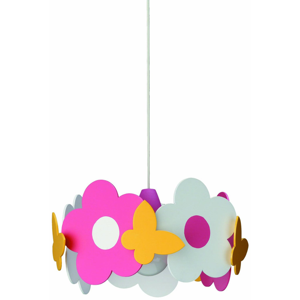 Philips 40178/55/48 KidsPlace Floral Pendant Light, Multi-colored ...