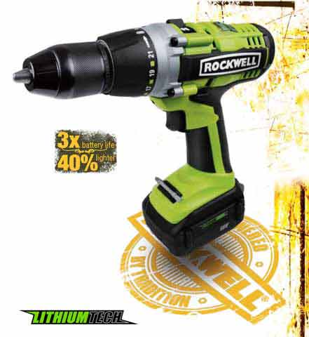 Amazon.com: Rockwell RK2812K2 18-Volt Lithiumtech Lithium-Ion High ...