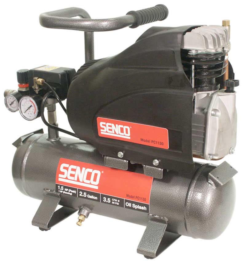 Amazon.com: Senco PC1130 Compressor, 1.5-Horsepower (PEAK) 2.5-Gallon ...