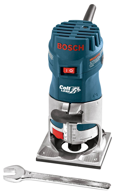 Bosch PR10E Colt Single-Speed Palm-Grip Router - Fixed Base Power ...