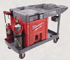 Amazon.com: Milwaukee 48-60-5015 Trade Titan Industrial Work Cart with ...