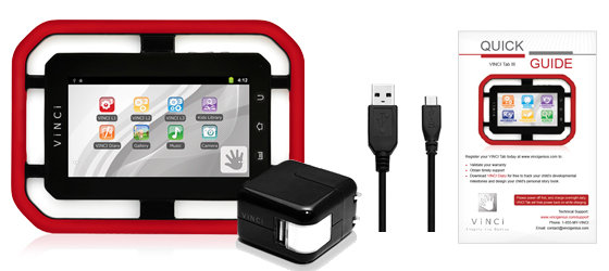 Amazon.com: VINCI Tab II 7" Touch Learning Tablet with WiFi, Android 2. ...