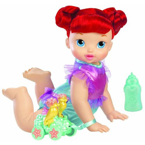 Amazon.com: Disney My Baby Princess Crawl and Feed - Ariel: Toys & Games