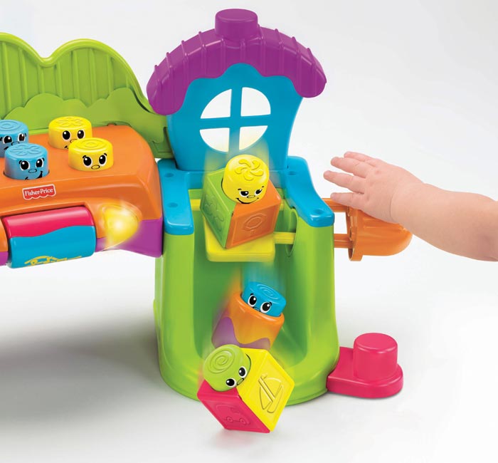 Amazon.com: Fisher-Price Stack 'n Surprise Blocks Songs 'n Smiles ...