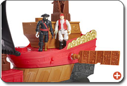 Amazon.com: Matchbox Mega Rig Pirates Ship: Toys & Games