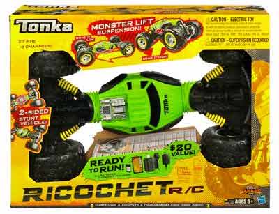 Amazon.com: Tonka Ricochet RC Vehicle 4 X 4 RC 27MHZ (RED) : Toys & Games