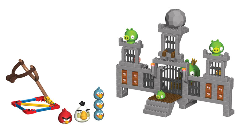Amazon.com: K'NEX Angry Birds King Pig Castle - Amazon Exclusive: Toys ...