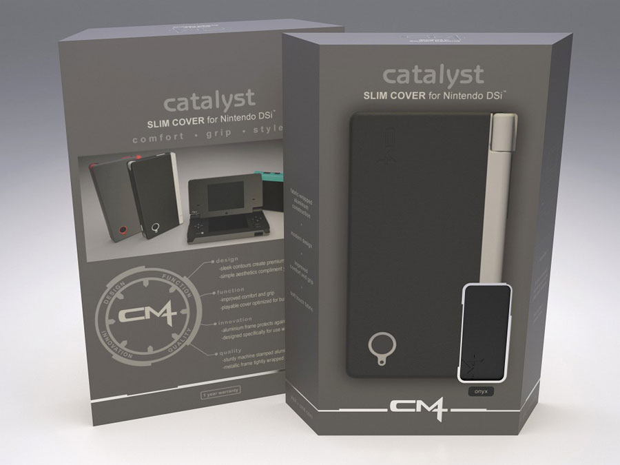 DSi Case - CM4 Catalyst Slim Cover for Nintendo DSi - Slate / cdsi ...