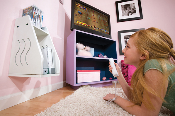 Amazon.com: GameOn Video Gaming Console Storage - White: Playstation 3 ...