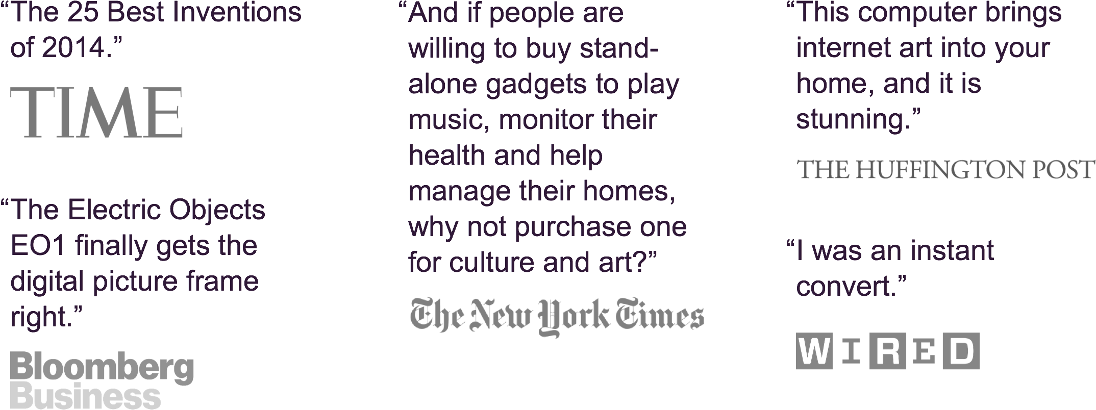 Amazon.com: Electric Objects EO1 Digital Art Display, White. Launched ...