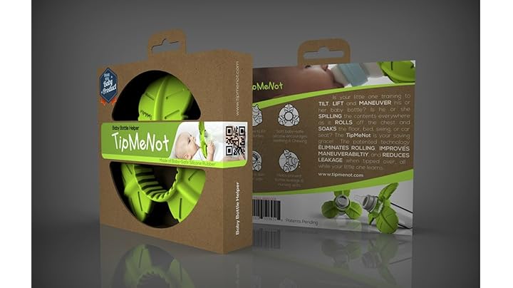 Amazon.com : TipMeNot Baby Bottle Learning Tool, Great Teether, No ...