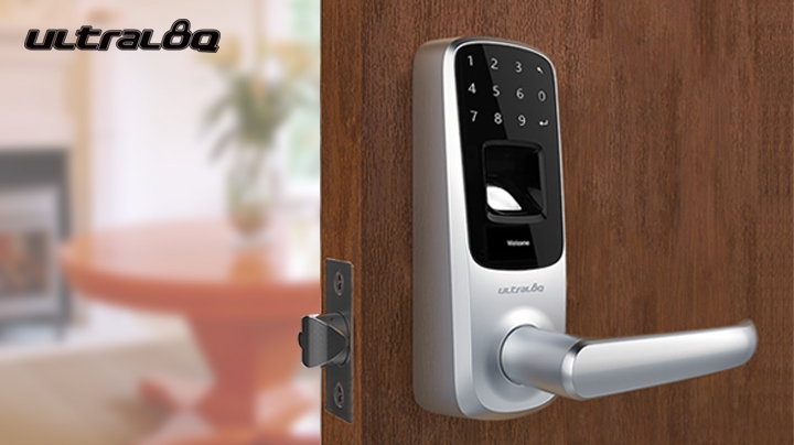 ULTRALOQ UL3-SN Fingerprint and Touchscreen Keyless Smart Lever Door ...