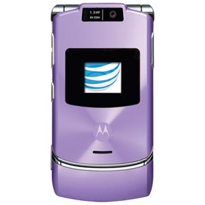 Amazon.com: Motorola RAZR V3xx Lavender Phone (AT&T) Version 1