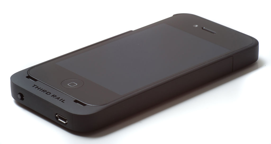 Third Rail TRL1C1 Slim Case for iPhone 4 (Black) : Amazon.ca: Electronics