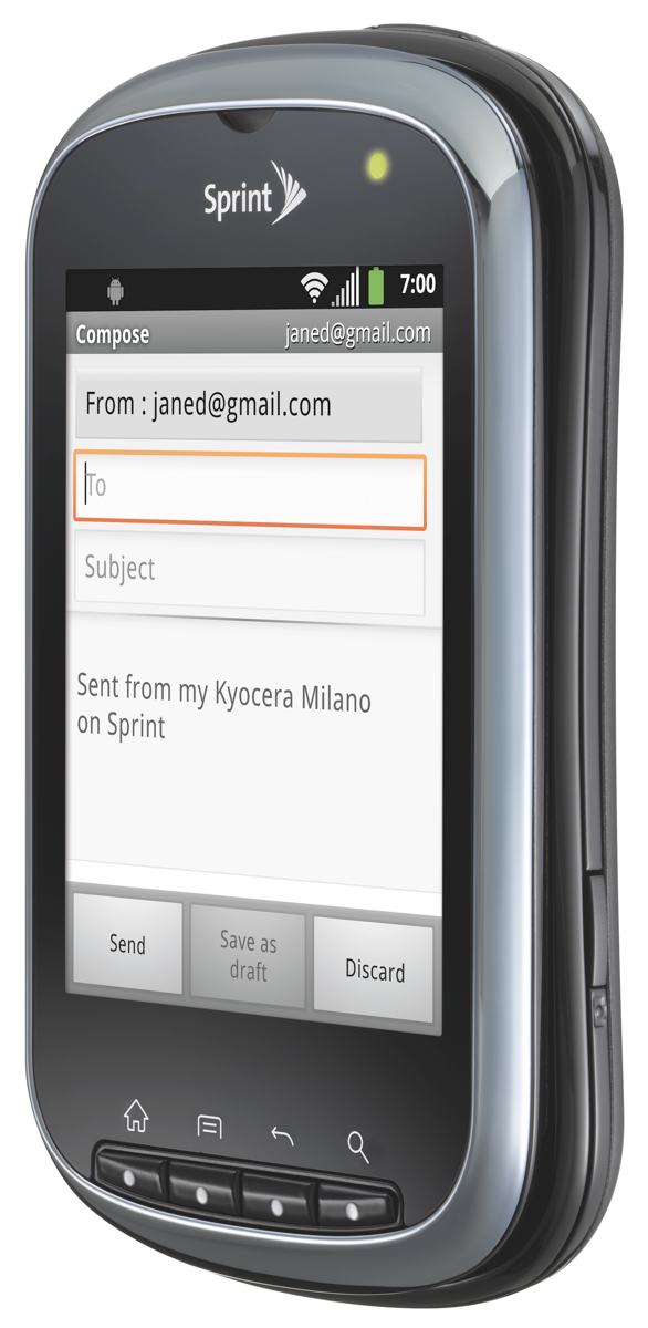 Amazon.com: Kyocera Milano Android Phone (Sprint): Cell Phones ...
