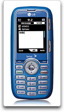 Amazon.com: LG Rumor LG260 Phone, Blue (Sprint) : Cell Phones & Accessories