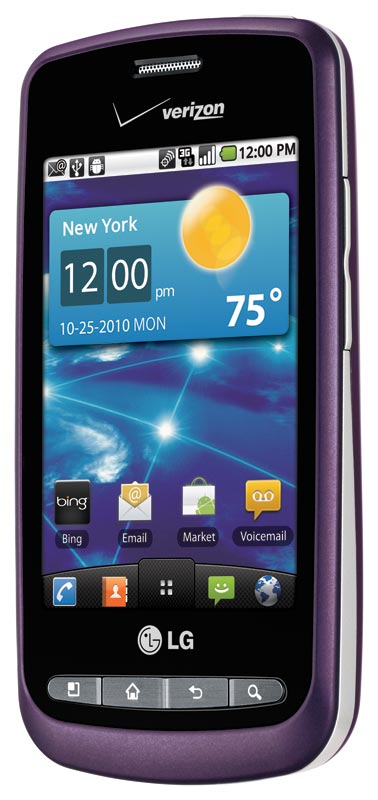 Amazon.com: LG Vortex Android Phone, Purple (Verizon Wireless) : Cell ...