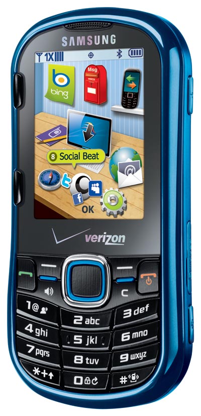Amazon.com: Samsung Intensity II, azul metálico (Verizon Wireless ...