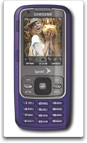 Amazon.com: Samsung Rant Phone, Purple (Sprint): Cell Phones & Accessories