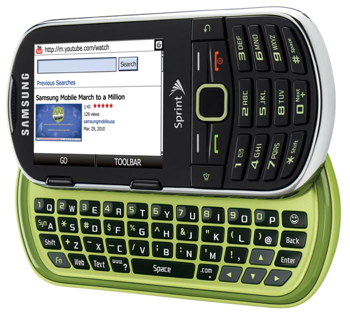 Amazon.com: Samsung Restore Phone, Limeade (Sprint) : Cell Phones ...