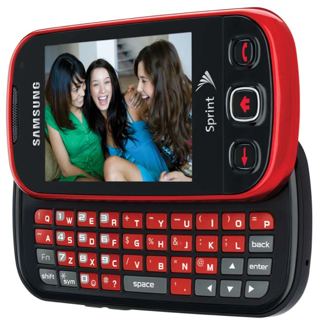 Amazon.com: Samsung Seek M350 Phone, Scarlet (Sprint) : Cell Phones ...