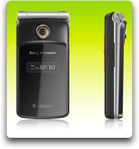 Amazon.com: Sony Ericsson TM506 Phone, Black/Chrome/Amber (T-Mobile)