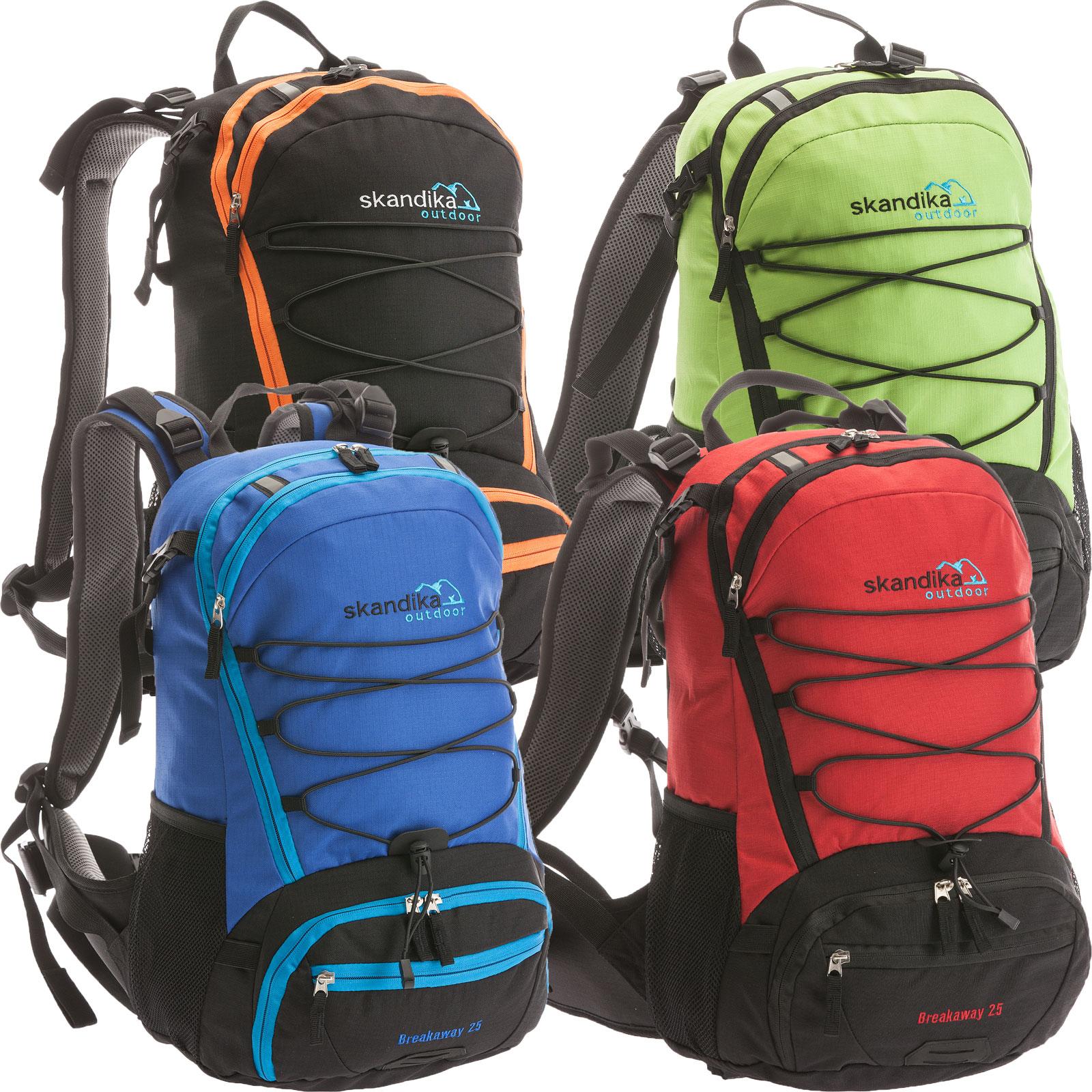 Skandika Breakaway 25 Litre Rucksack Cycling Daypack Backpack (Green ...