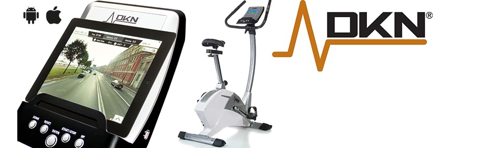 DKN AM-5i Ergo Exercise Bike - White : Amazon.co.uk: Sports & Outdoors