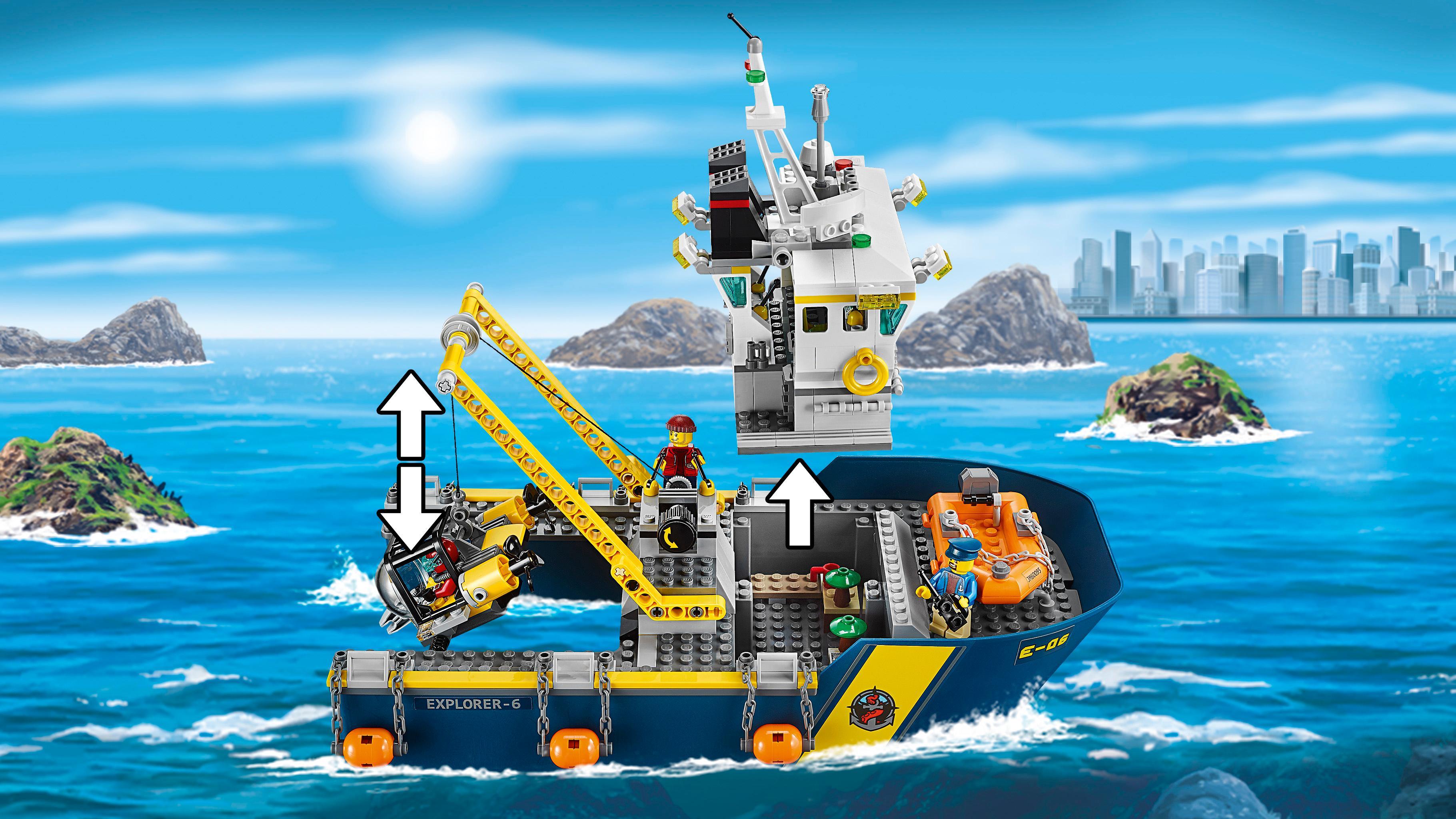 LEGO 60095 City Explorers Deep Sea Exploration Vessel: Amazon.co.uk ...