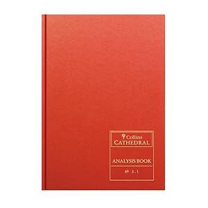 Collins Cathedral Analysis Book 4 Cash Columns 96 Pages 811104/9, Red ...
