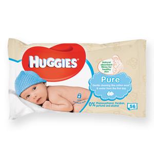 Huggies Pure Baby Wipes - 18 Packs (1008 Wipes Total): Amazon.co.uk ...