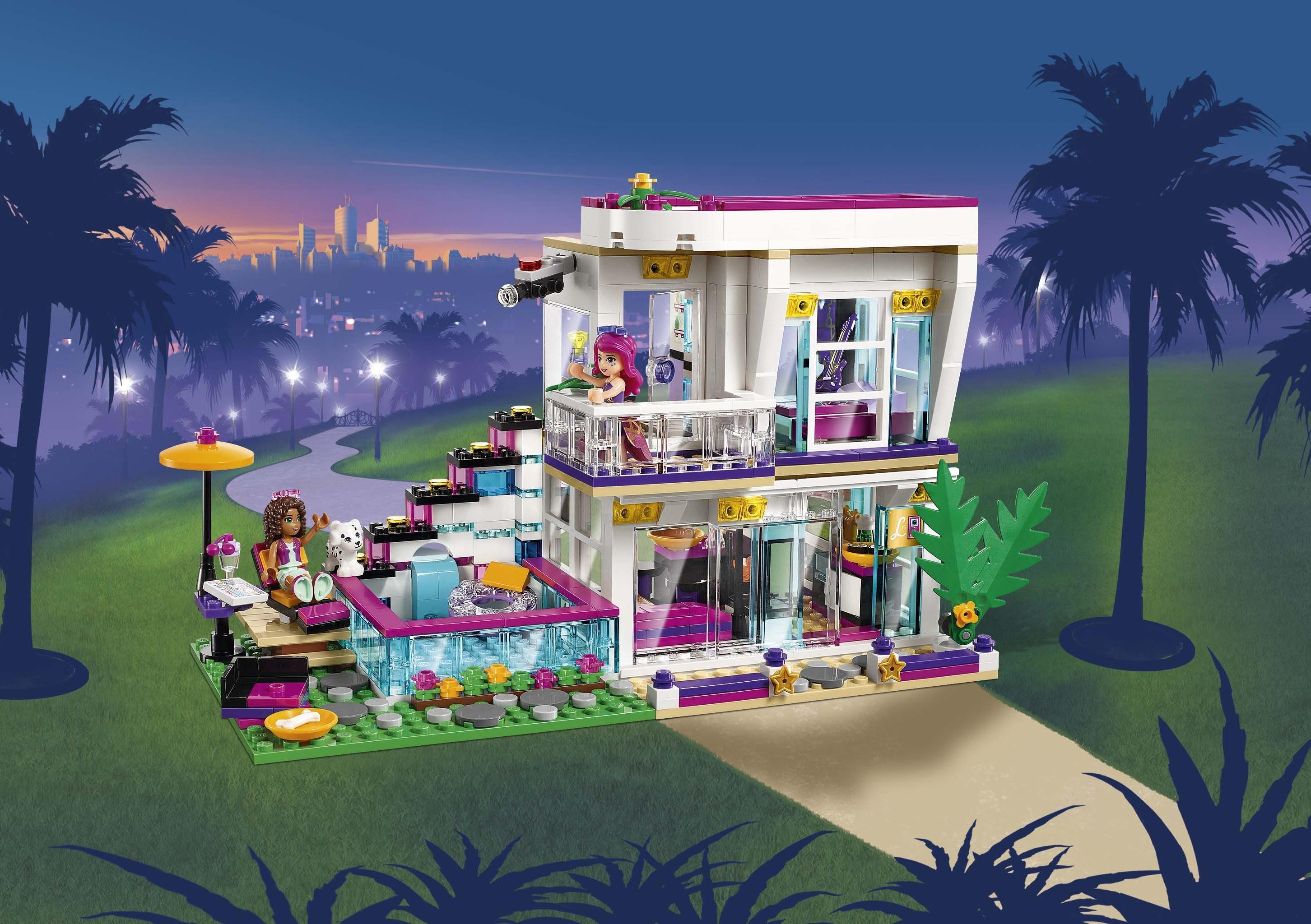 LEGO 41135 Friends Livi's Pop Star House - Multi-Coloured: Amazon.co.uk ...