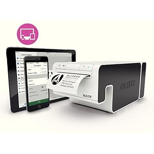 Leitz 70011000 Wireless Label Printer, Including Paper Cartridge ...