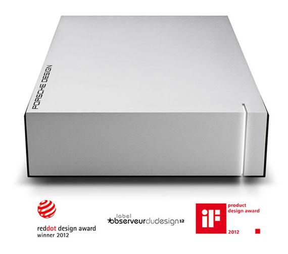 LaCie Porsche Design 3TB USB 3.0 Desktop 3.5 inch External Hard Drive ...