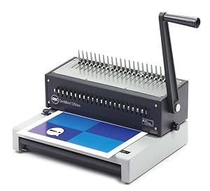 GBC CombBind C110E Electric Punch Comb Binding Machine with Anti-Jam ...