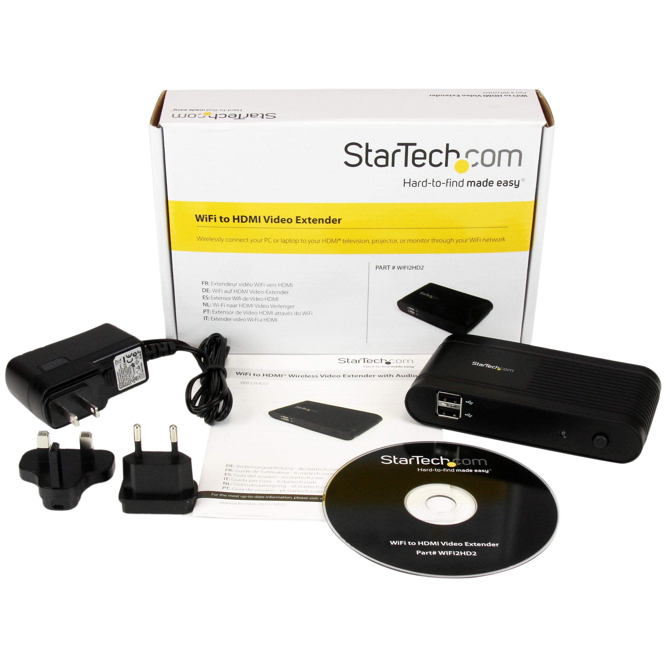 StarTech.com WiFi to HDMI Video Wireless Extender with: Amazon.co.uk ...