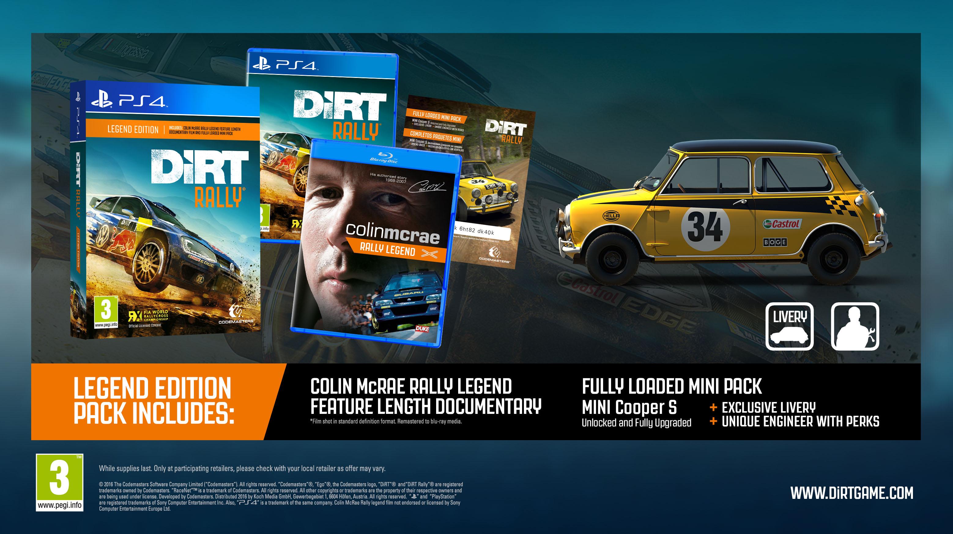 Dirt Rally Legend Edition (PS4): Amazon.co.uk: PC & Video Games