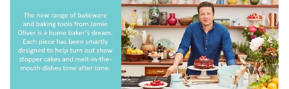 Jamie Oliver Bakeware Range Non-Stick Loaf Tin, Carbon Steel, Harbour ...