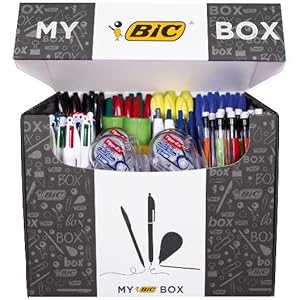 My BIC Box Stationery Gift Set and Variety Pack, BIC Stationery Products ideal for Home, School ...