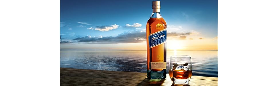 Johnnie Walker Blue Label Whisky Limited Edition Edinburgh Design 70 cl ...