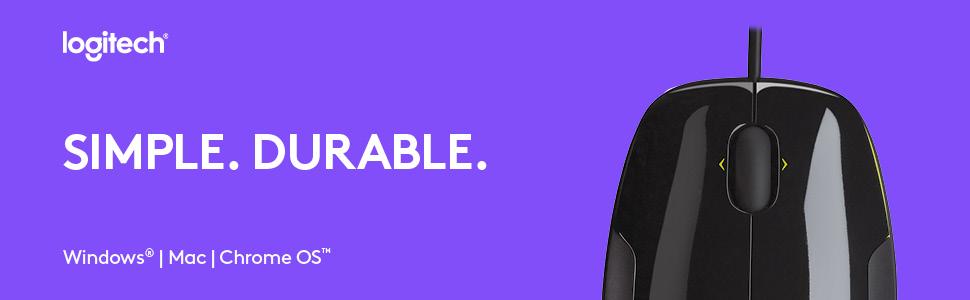 Logitech M150 Wired USB Mouse, High Precision 1000 DPI Laser Tracking ...