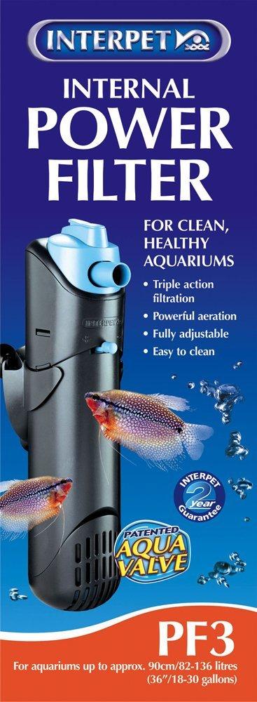 Interpet Internal Aquarium Power Filter for Fish Tanks, PF3: Amazon.co ...
