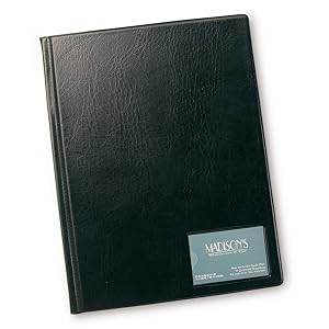 Rapesco DKA424B2 Display Book - Hardback, A4. 24 Clear Pockets - Black ...
