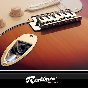 Rockburn ST Style Electric Left Handed Guitar Pack - Sunburst: Amazon ...