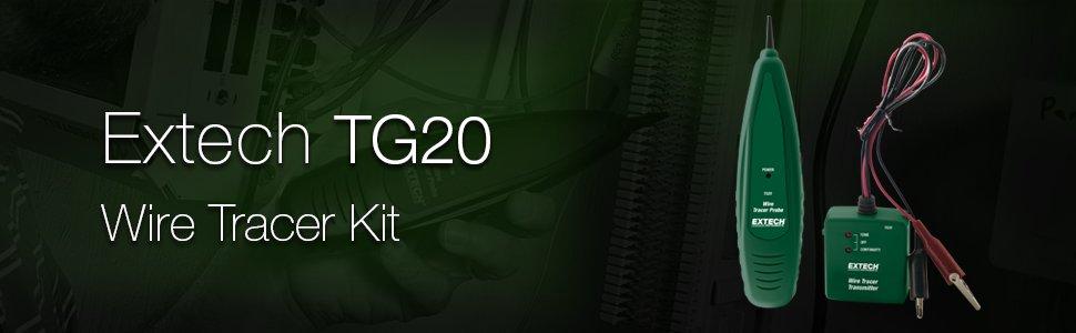 Extech TG20 Wire Tracer and Tone Generator : Amazon.co.uk: DIY & Tools