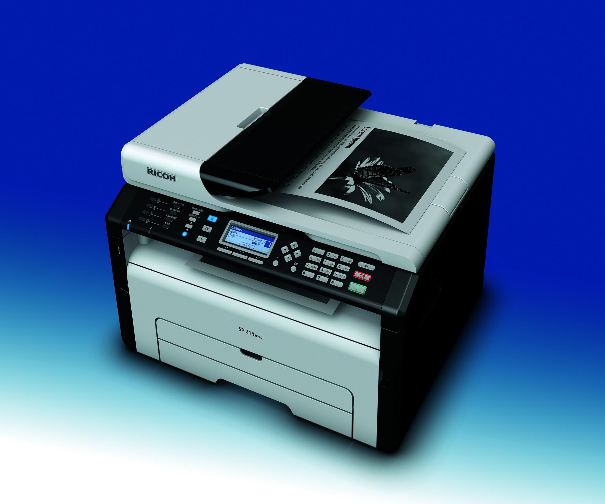 Ricoh SP 213SFNw Wireless A4 Mono Laser 4-in-1 MFP: Amazon.co.uk ...