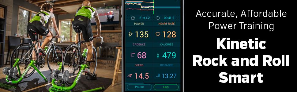 Kinetic Rock and Roll Smart Bike Trainer - Green : Amazon.co.uk: Sports ...
