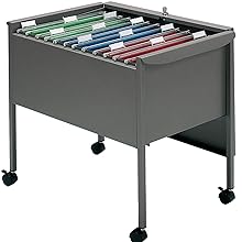 Rexel Twinlock Lockable Mobile Filing Trolley - 381 x 245 x 285 mm ...