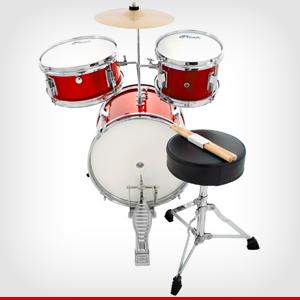 Tiger 3 Piece Junior Drum Kit - Red: Amazon.co.uk: Musical Instruments