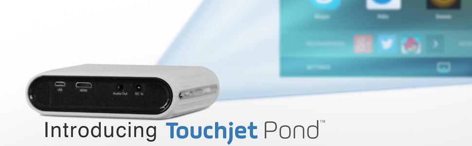 Touchjet Pond Smart Touch Projector-White : Amazon.co.uk: Electronics ...